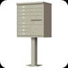 12-Door Cluster Mailbox (CBU) w/ Pedestal #1570-12 | US Mail Supply ...