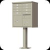 8-Door Cluster Mailbox (CBU) w/ Pedestal #1570-8 | US Mail Supply ...