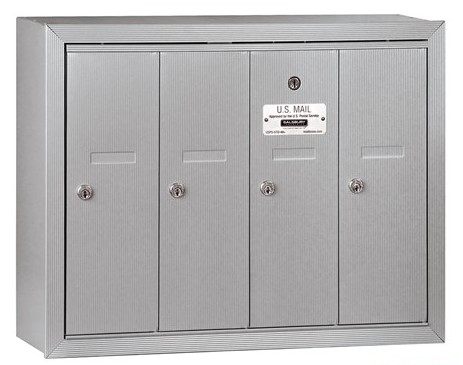 4-Door Vertical Mailbox | 3500 Series USPS Multi-Family | US Mail ...